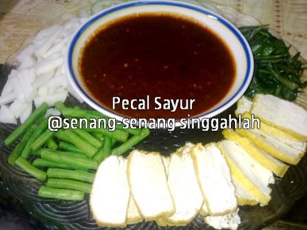 Senang-senang singgahlah.....: Pecal Sayur