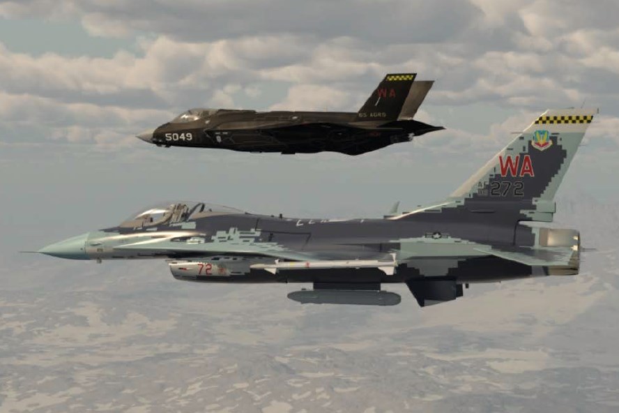 USAF 57th Wing Commander unveils new scheme for F-16 Aggressor - Blog ...