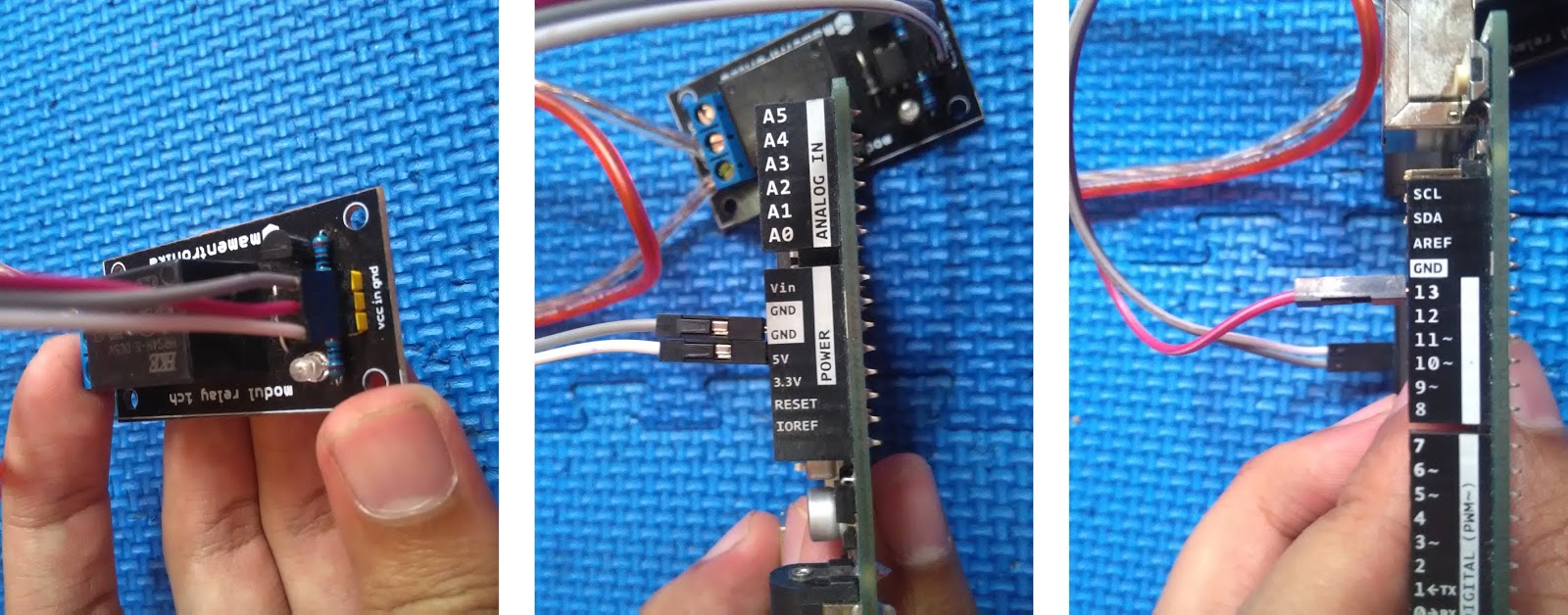 mamentronika: [Tutorial] Menyalakan Lampu Menggunakan Modul Relay dan ...
