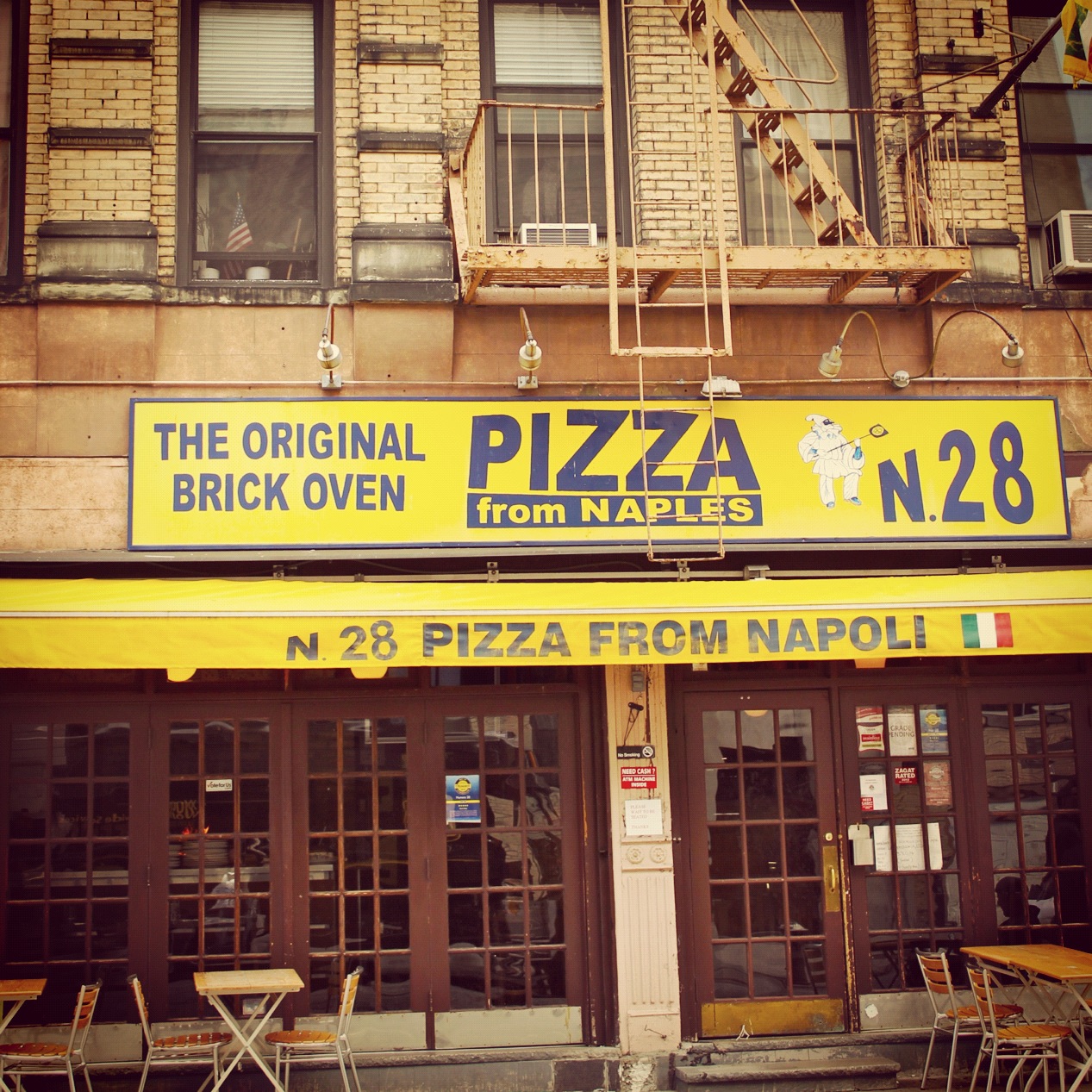 The morning glory is greener: Manhattan store fronts