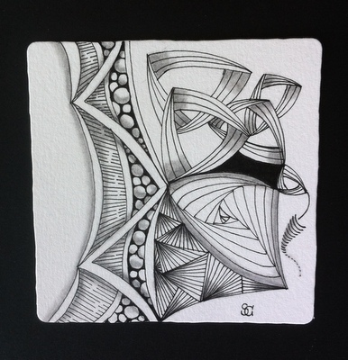 Tangled Ink Art : Square One: Purely Zentangle