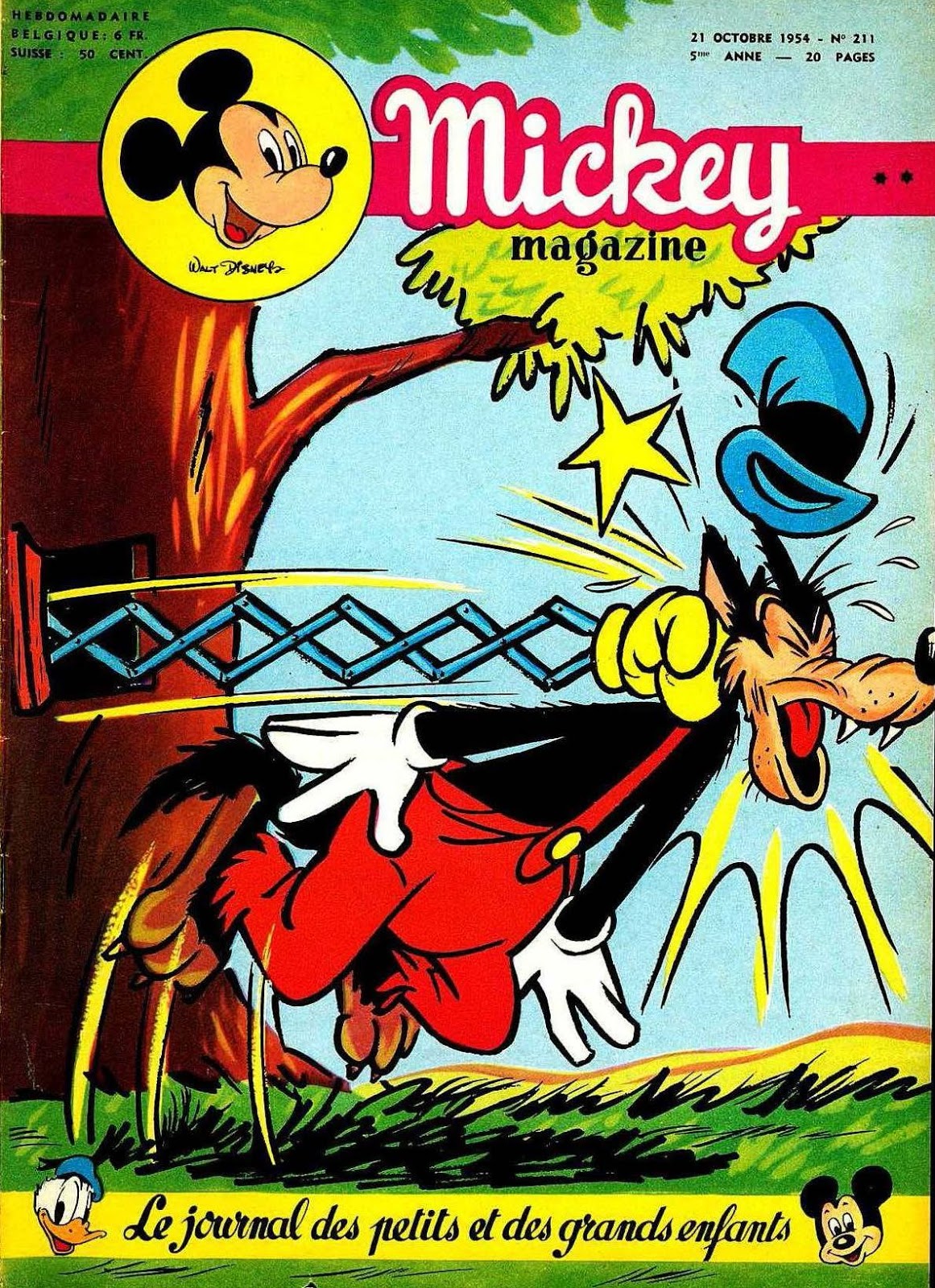 Le journal de Mickey: Mickey magazine 211