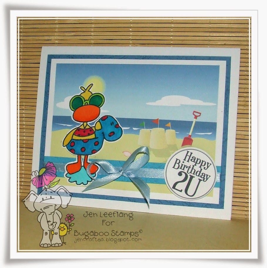 ABC - ART, BELLYDANCING & CRAFTING: A SUMMER THEMED BIRTHDAY CARD