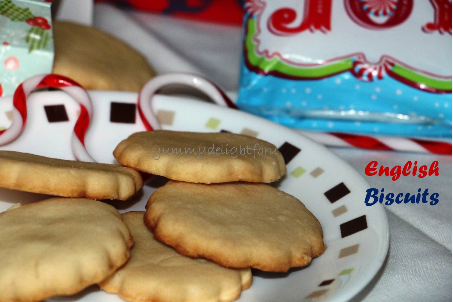 yummy delight for u: English Biscuits- How to make eggless biscuits