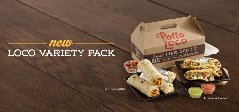 News: El Pollo Loco - New $10 Loco Variety Pack
