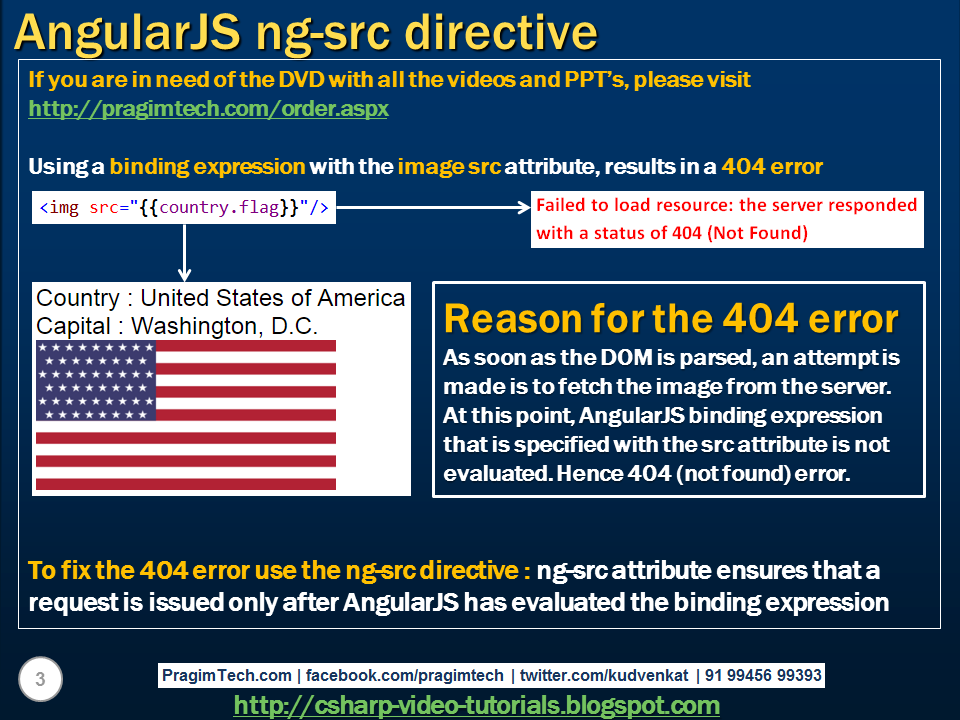 Sql server, .net and c# video tutorial: AngularJS ng-src directive Sql server, .net and c# video tutorial: AngularJS ng-src directive