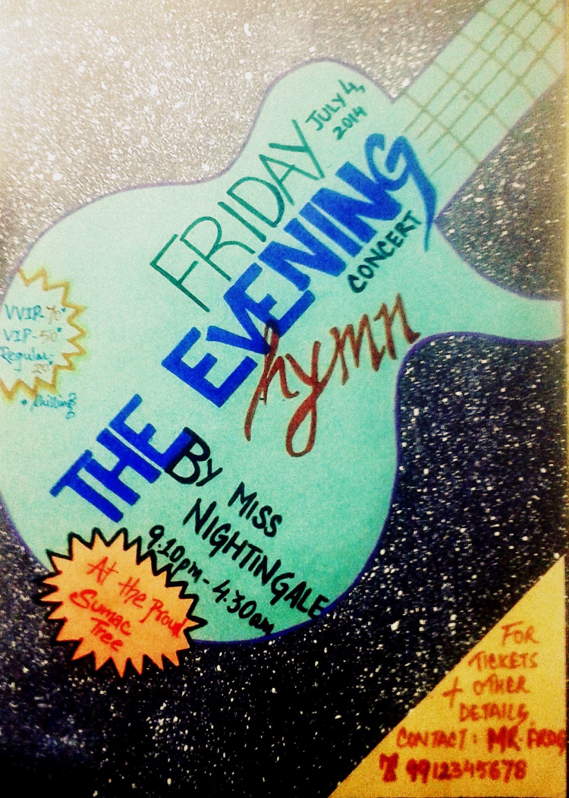 Frog And The Nightingale Concert Poster