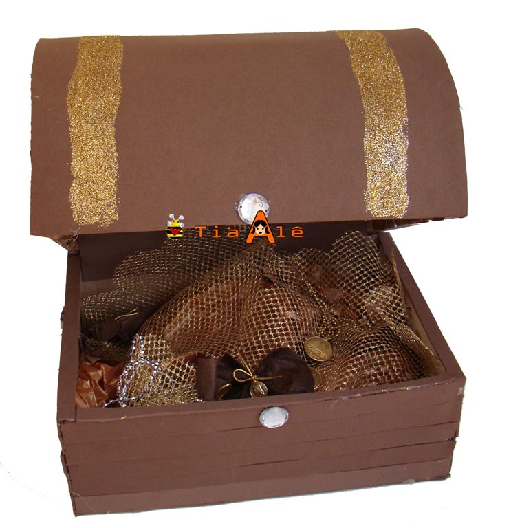 Blog da Tia Alê: BAÚ de EVA - molde