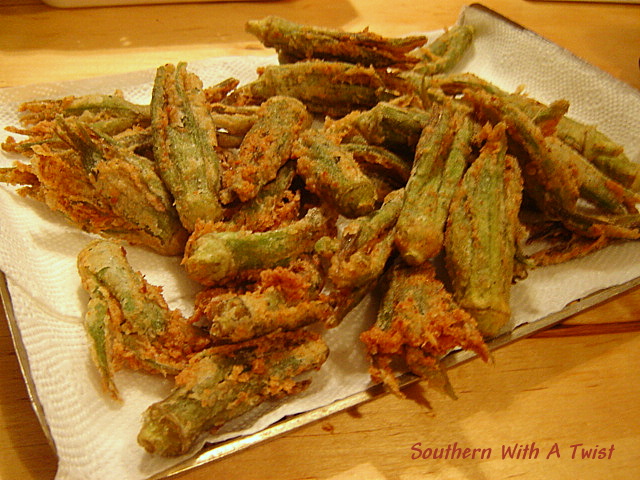 Southern With A Twist: Okra Chips