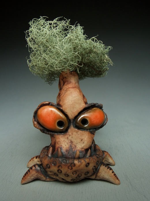 James DeRosso's ceramic monsters