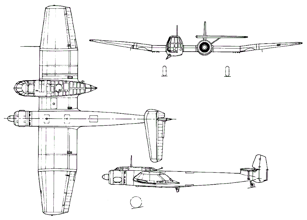 Art Contrarian: Asymmetrical Airplane: Blohm & Voss Bv 141