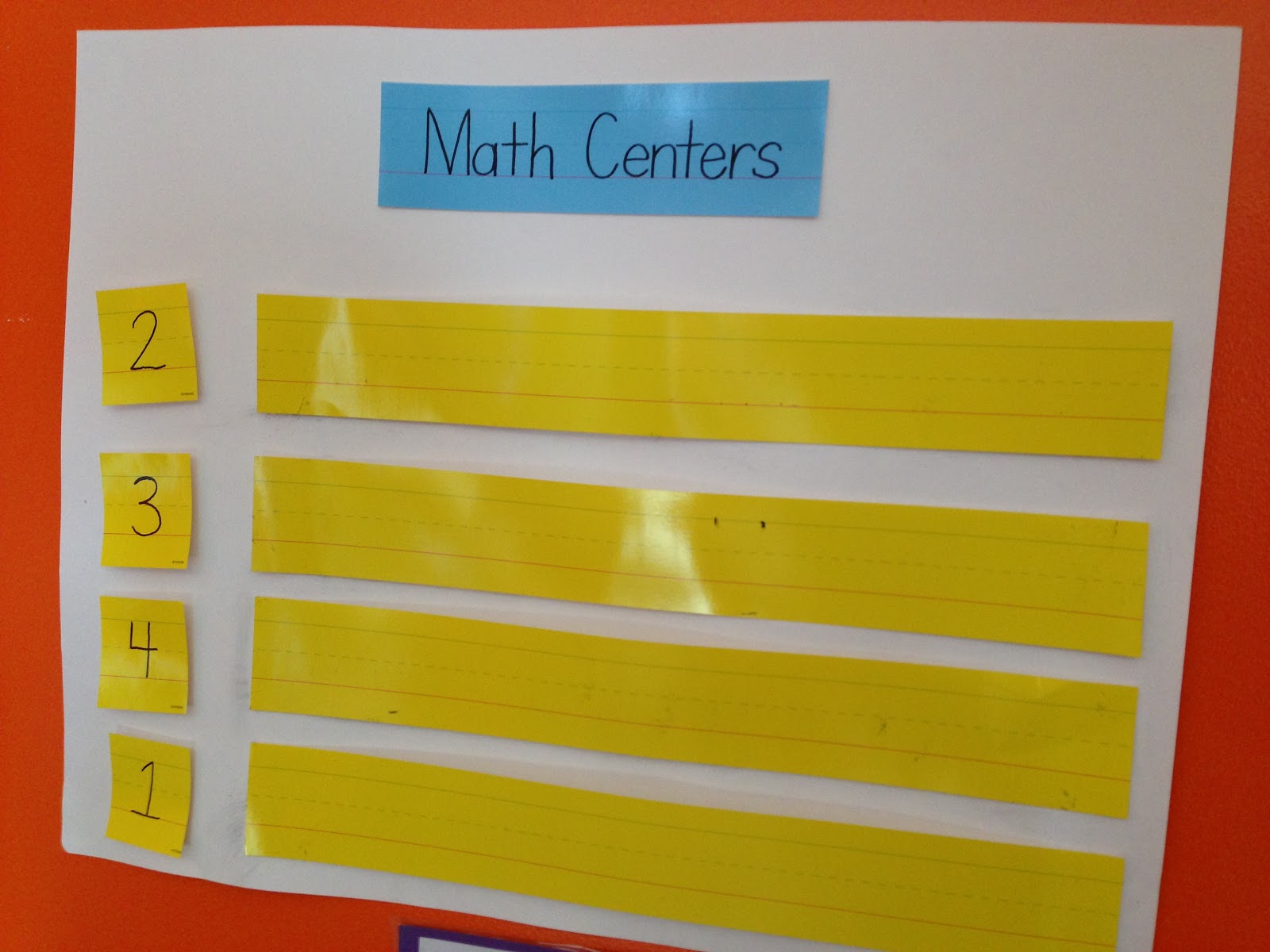 A Neighborhood Kindergarten : Setting Up Your Math Centers