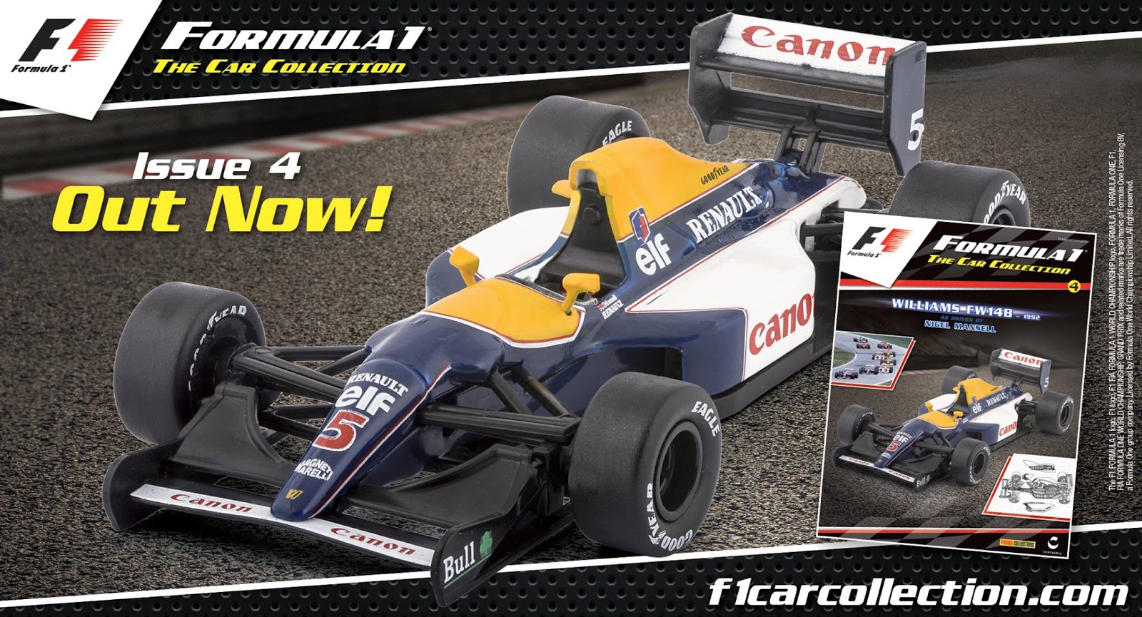 F1 The Car Collection 1/43 Panini England | Colecciones Chéveres