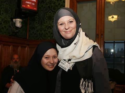 Nice people: Lauren Booth, sister-in Tony Blair