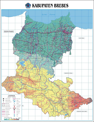 Peta Kabupaten Brebes