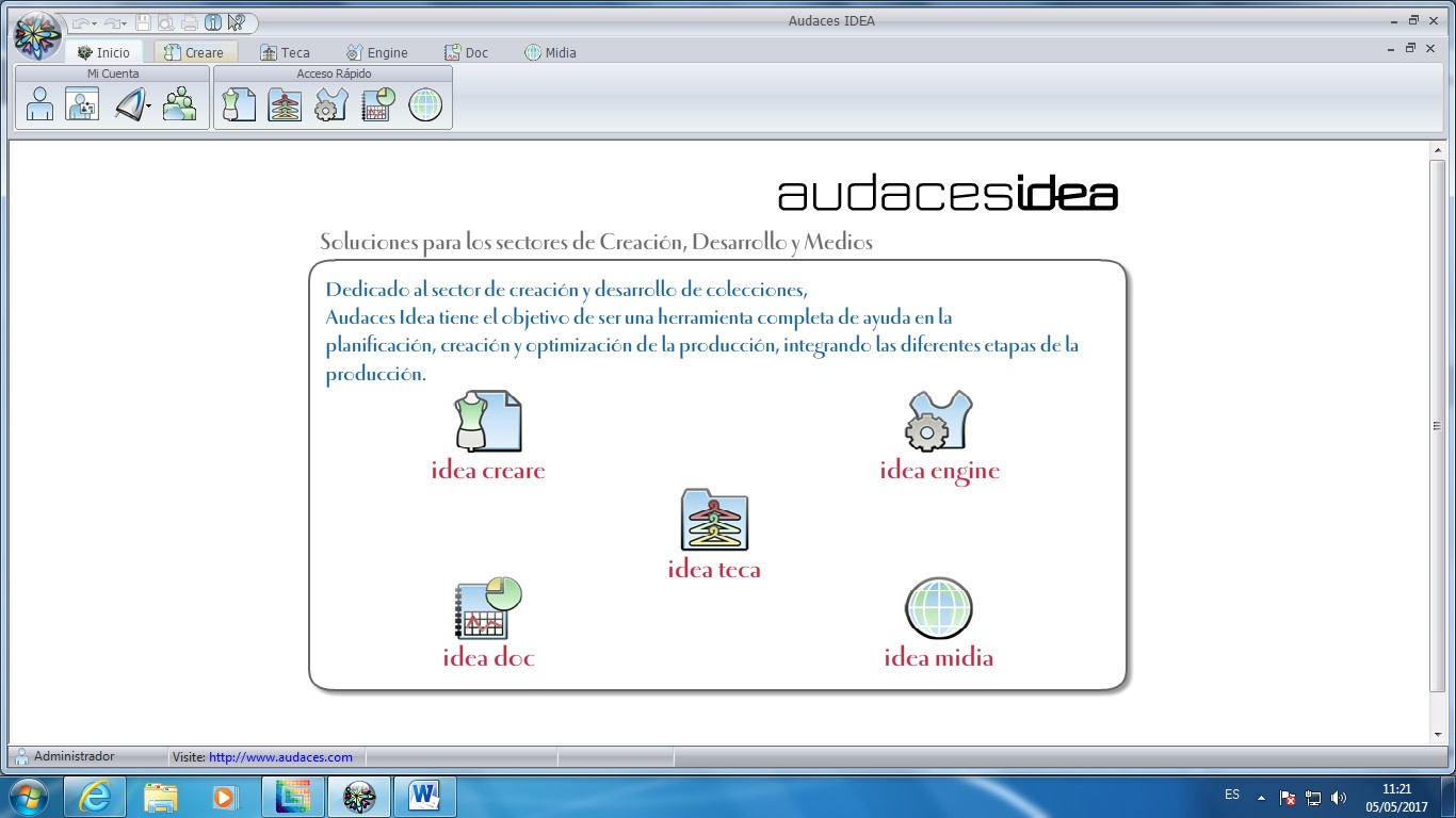 Audaces IDEA: Herramientas del programa Audaces IDEA