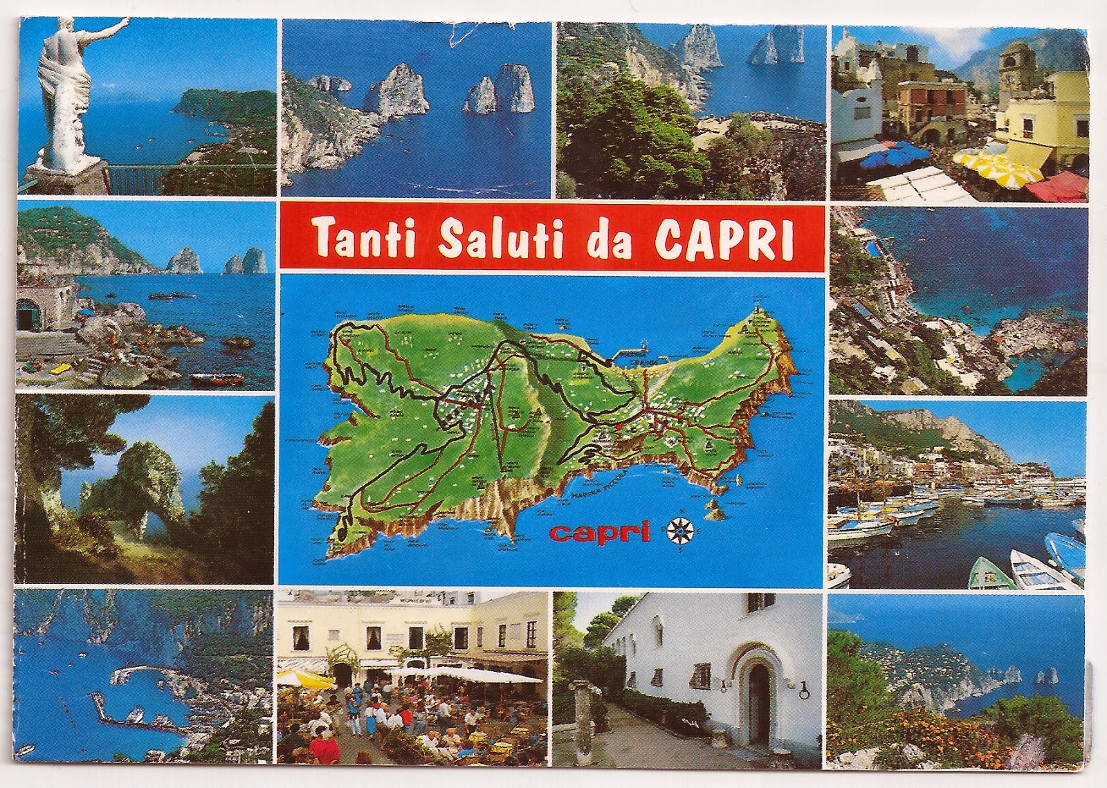 TRAVEL THE WORLD THROUGH POSTCARDS!!!: Capri, Italy
