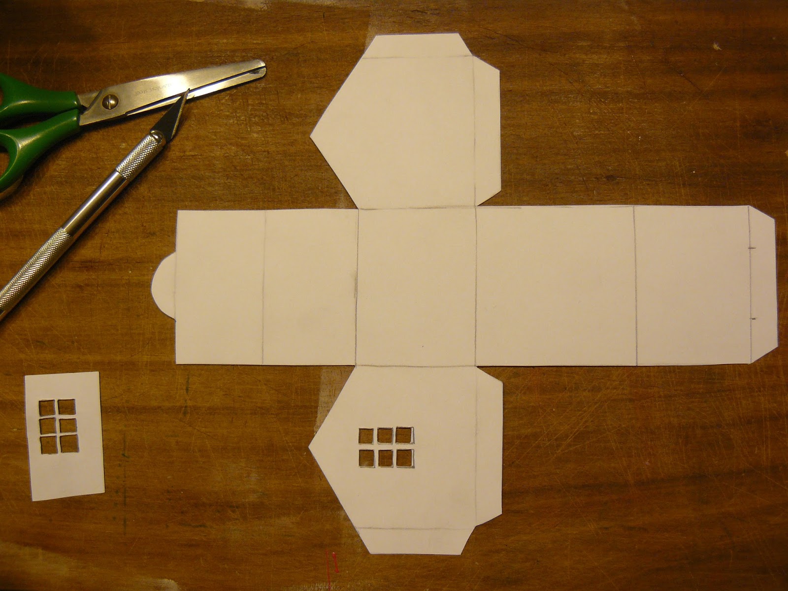 Clair' de Line: Mes maisons de l'avent en papier