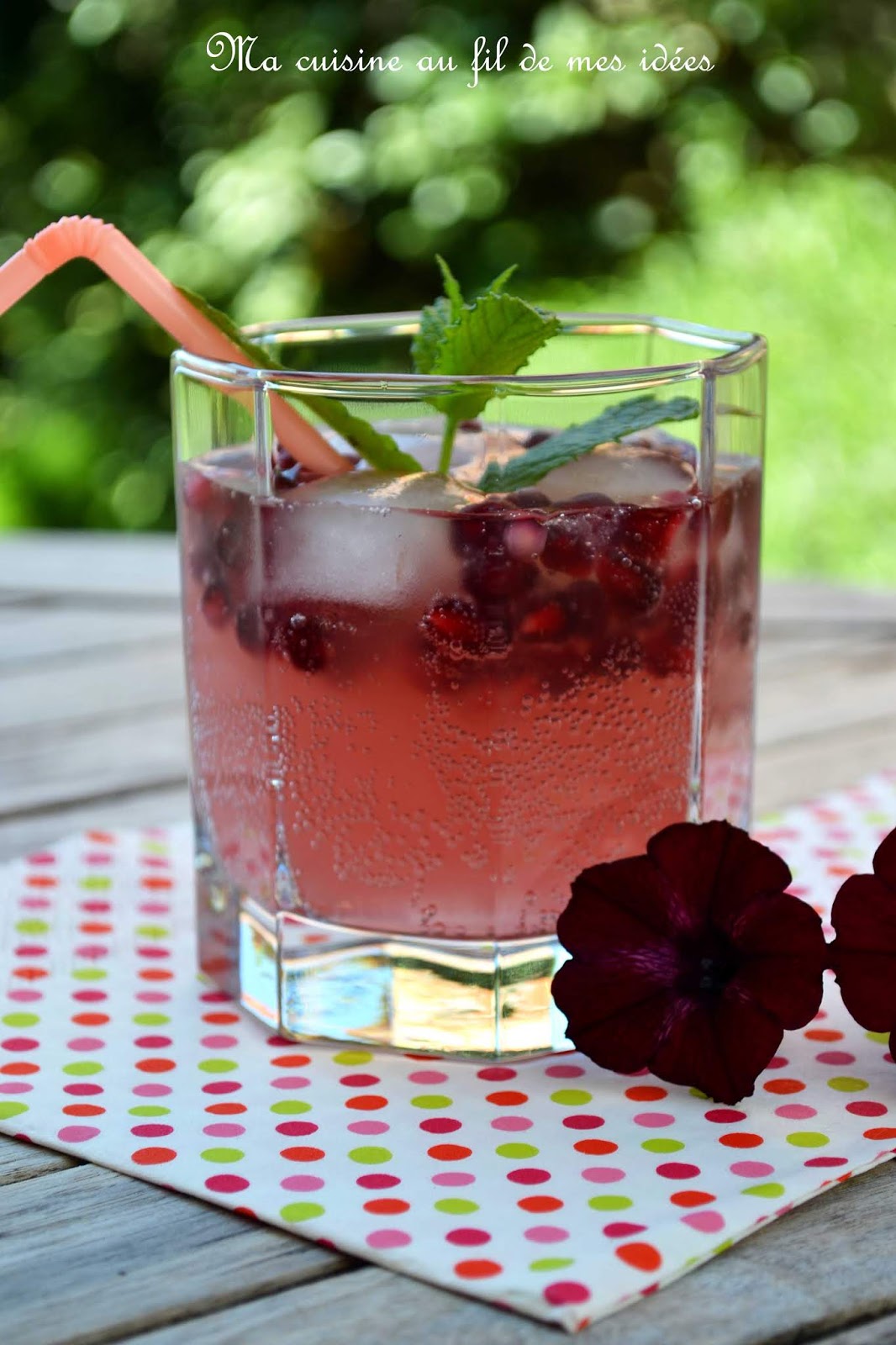 Ma cuisine au fil de mes idées...: Cocktail "Pink Tonic" ! Pamplemousse ...
