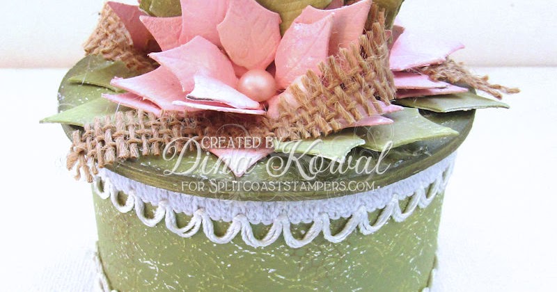Dina Kowal Creative: Splitcoast Tutorial: Tape Roll Trinket Box