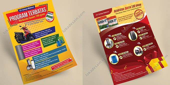 Jasa Desain Brosur, Leaflet, Flyer, Katalog dan Menu