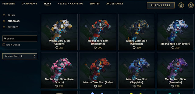 Surrender at 20: Mecha Zero Sion Chroma now available!