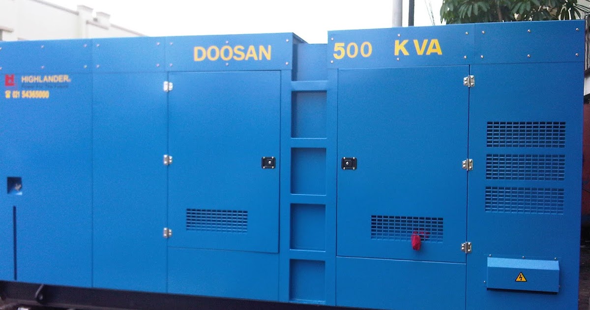 Jual Genset Doosan 500 Kva | Highlander® Distributor Genset | Jual ...
