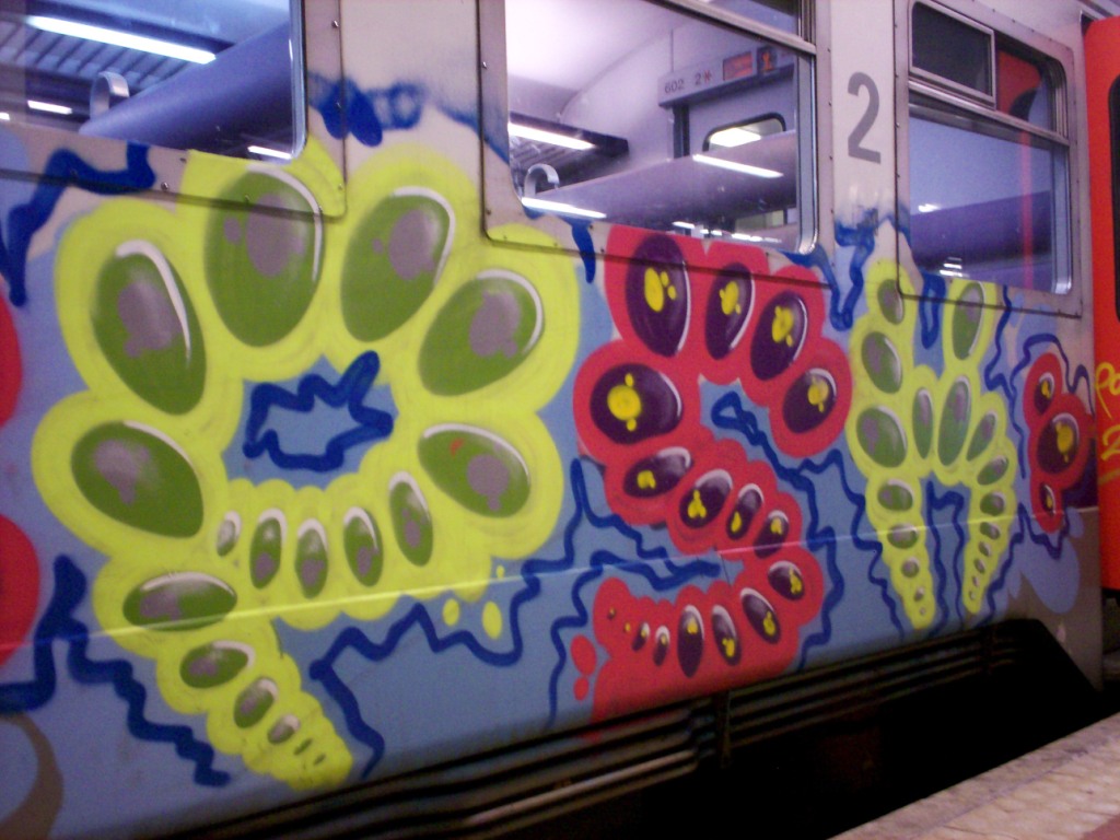 SPRING Art on Train