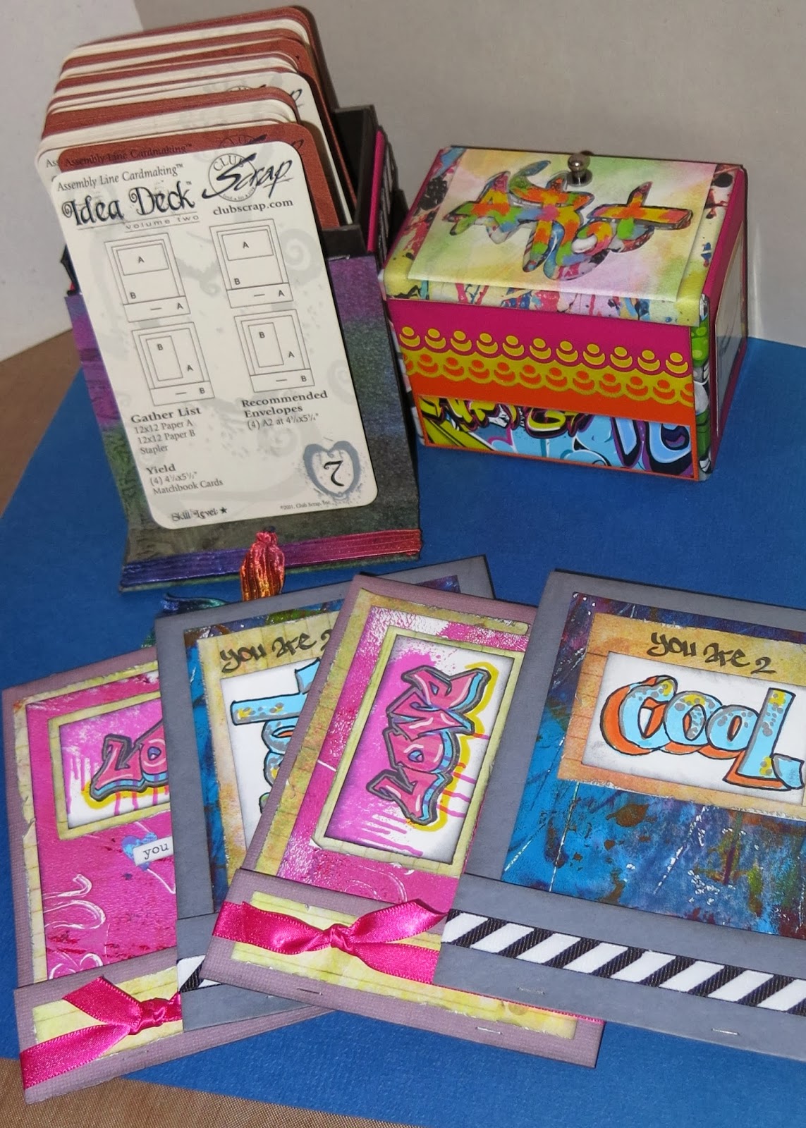 Masculine Inspirations in Paper & Crafts: Graffiti Card Art Box