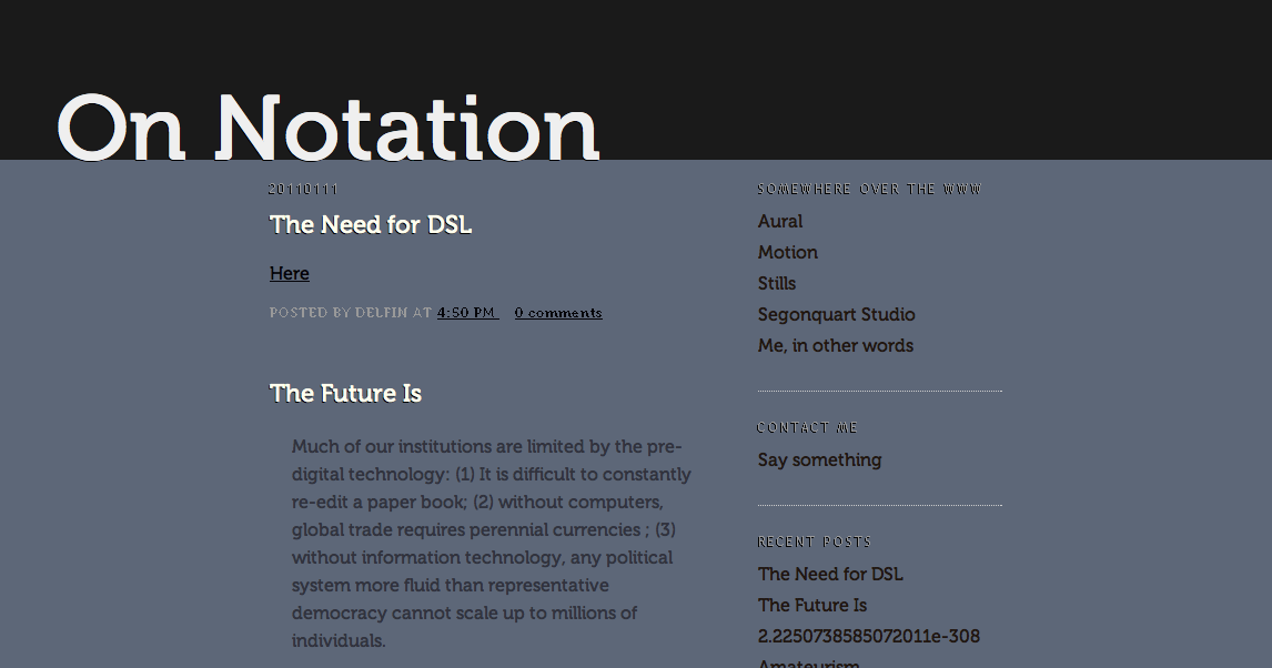 Template V02 : On Notation