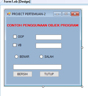 PERKENALAN & PERKEMBANGAN VISUAL BASIC NET 2008