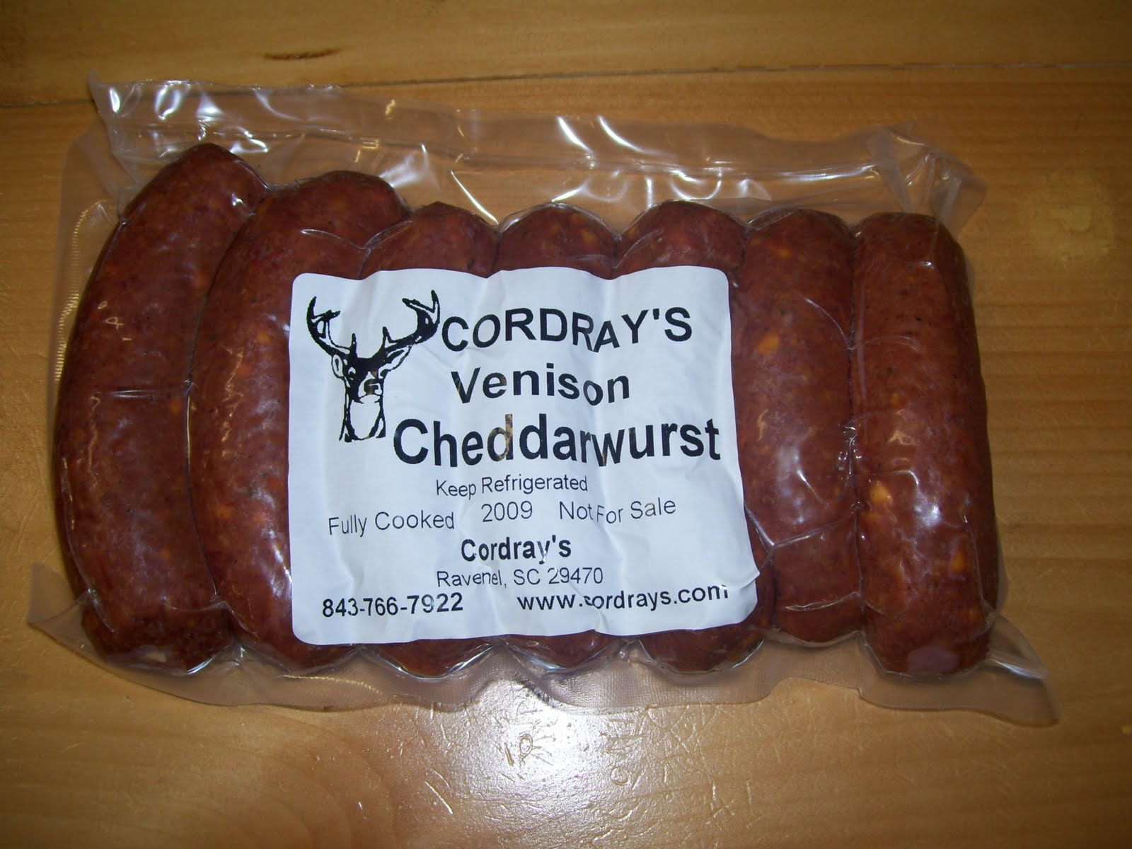 Cordray's: Venison Cheddarwurst is my favorite!