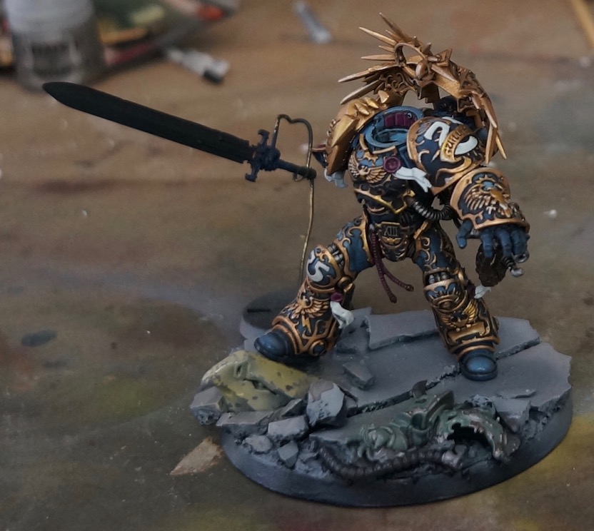 40k Hobby Blog: Base Test For Guilliman