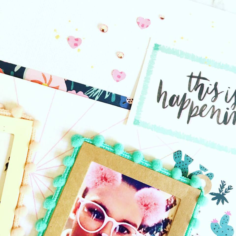 The Scrappery Kit Club Blog: 12 x 12 Scrapbook Layout using the "Willow ...