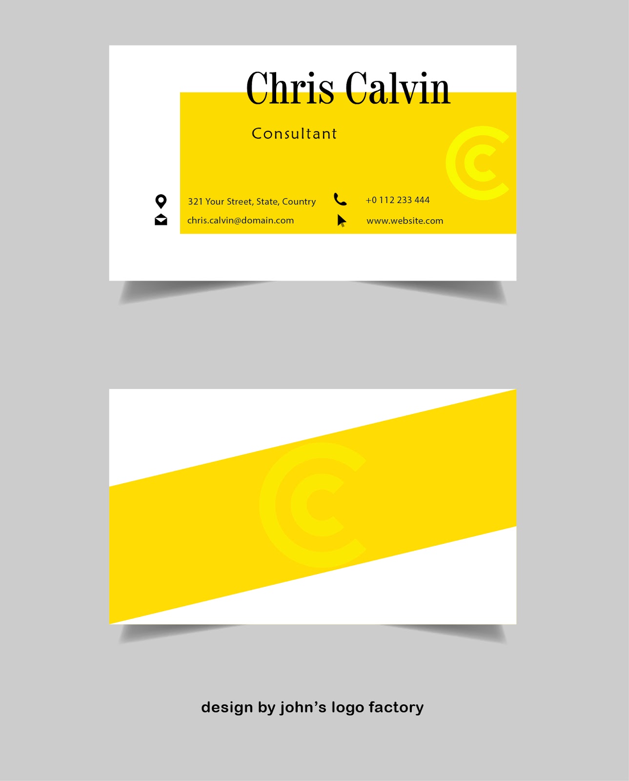 Visiting Card Design
