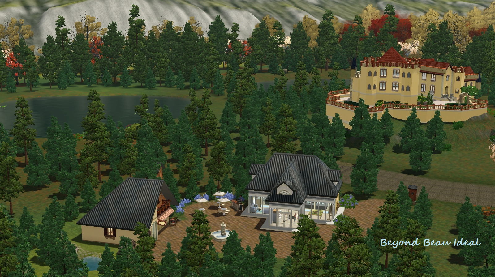 [The Sims 3] The Ticket Center & The German-Cottage Style Bakery 售票中心 ...