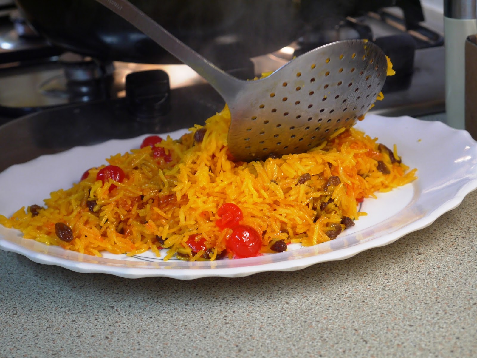This Muslim Girl Bakes: Zardah / Sweet Yellow Rice.
