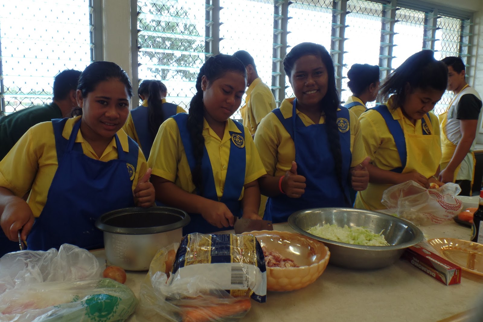 Mission to Samoa: This is what cooking at Pesega LDS Church College