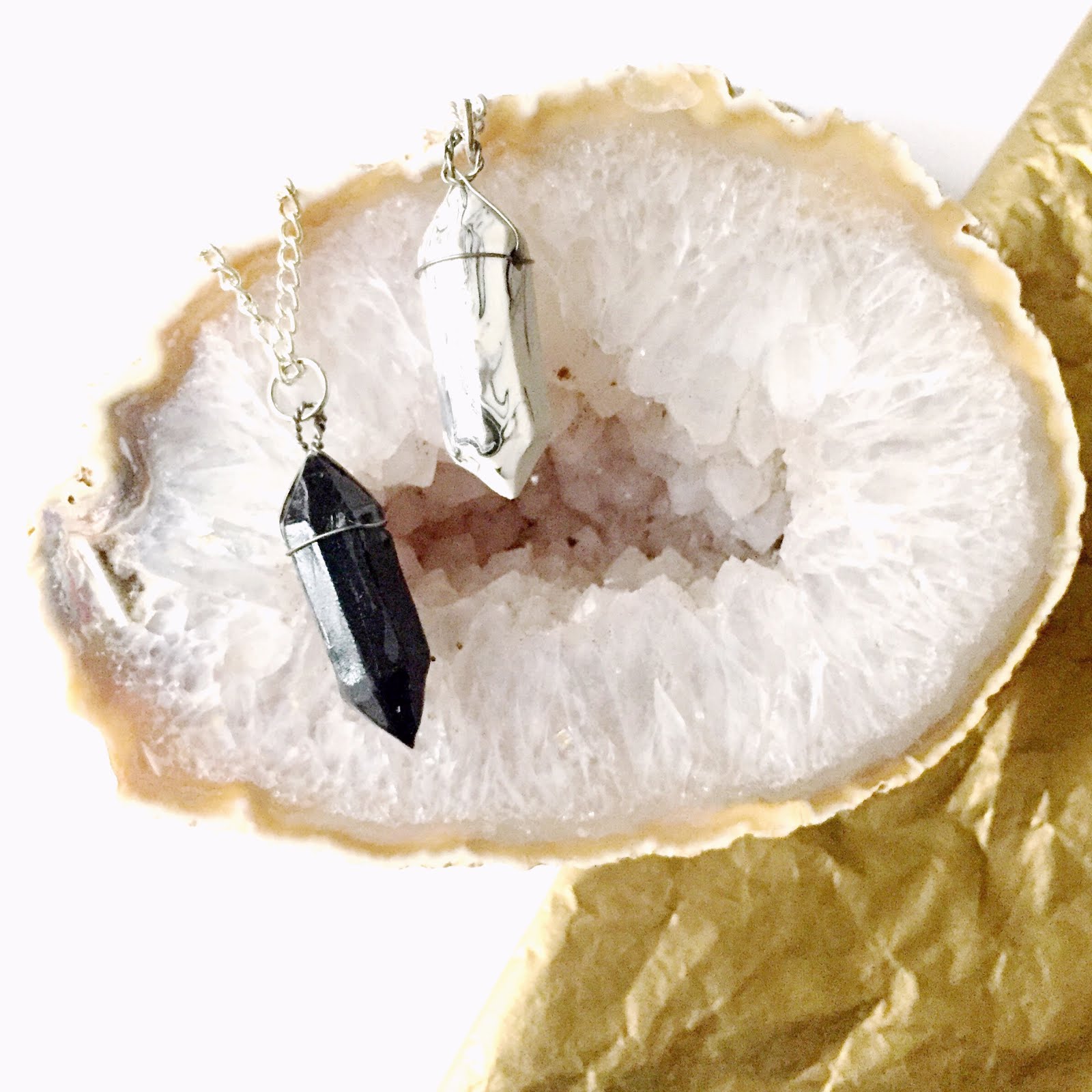 We Made It: DIY Quartz Pendant Necklace