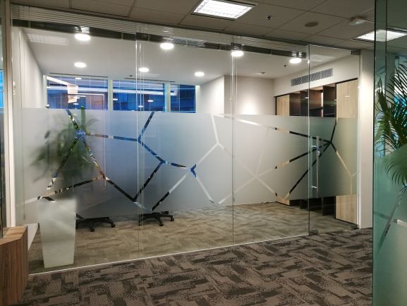 Office Renovation Contractor Office Interior Designers Frosted Glass Design Glass Partition