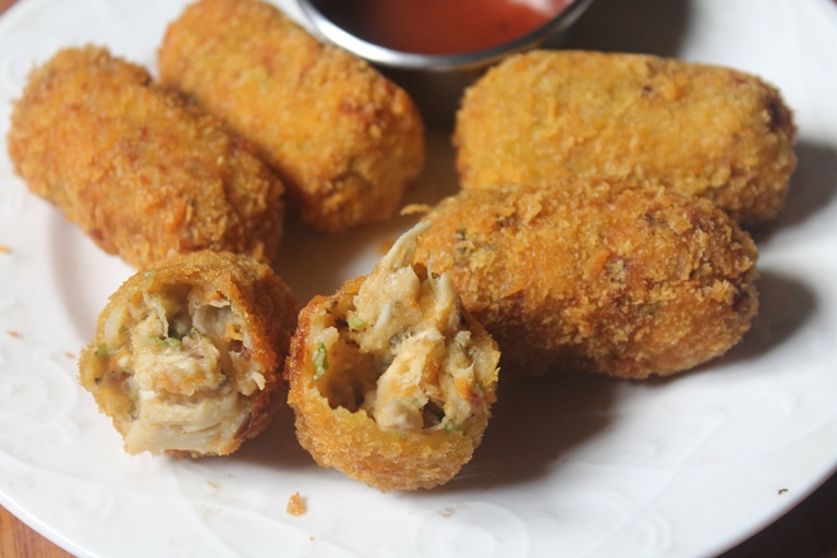 Crispy Chicken Bullets Recipe | Food recipes