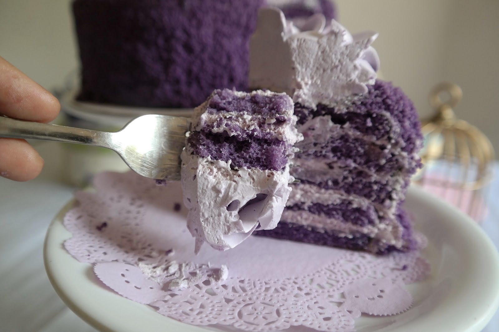 Sand Under My Feet: Nothing Beats the Classic: Ube Cake by Cara Mia ...