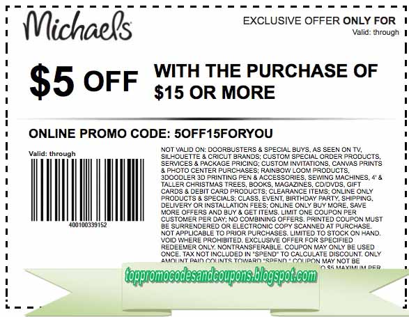 Free Promo Codes and Coupons 2023: Michaels Coupons