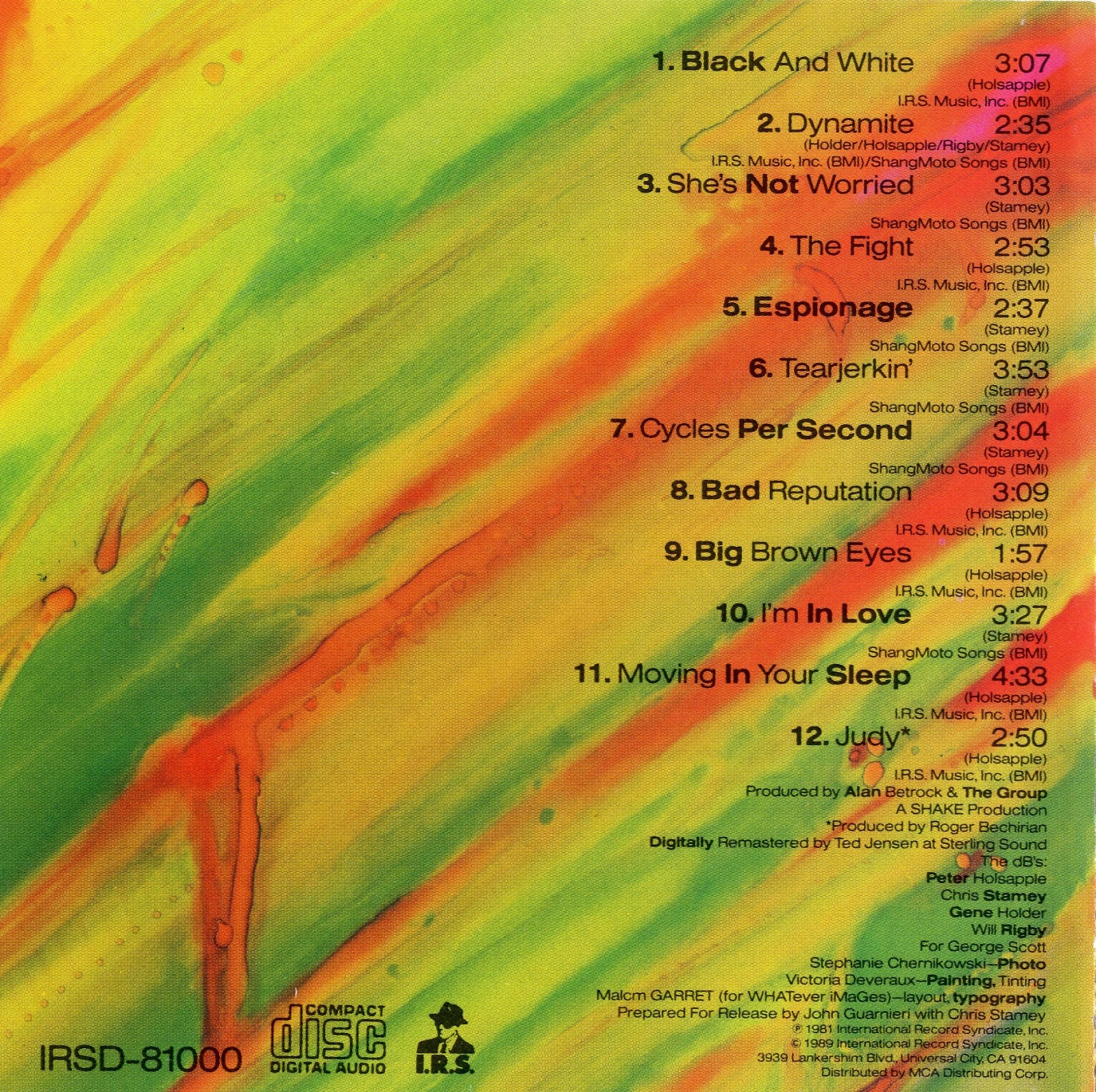 The dB's Repercussion: THE dB's in AMG -- Song Reviews