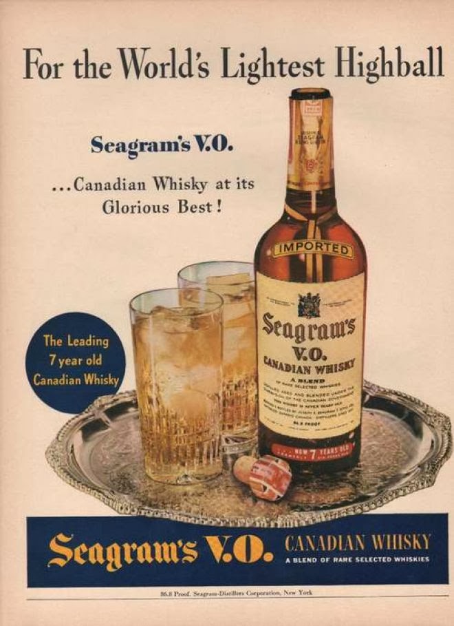 The Coopered Tot: Seagram's VO Canadian Blended Rye Whisky from 1971 ...