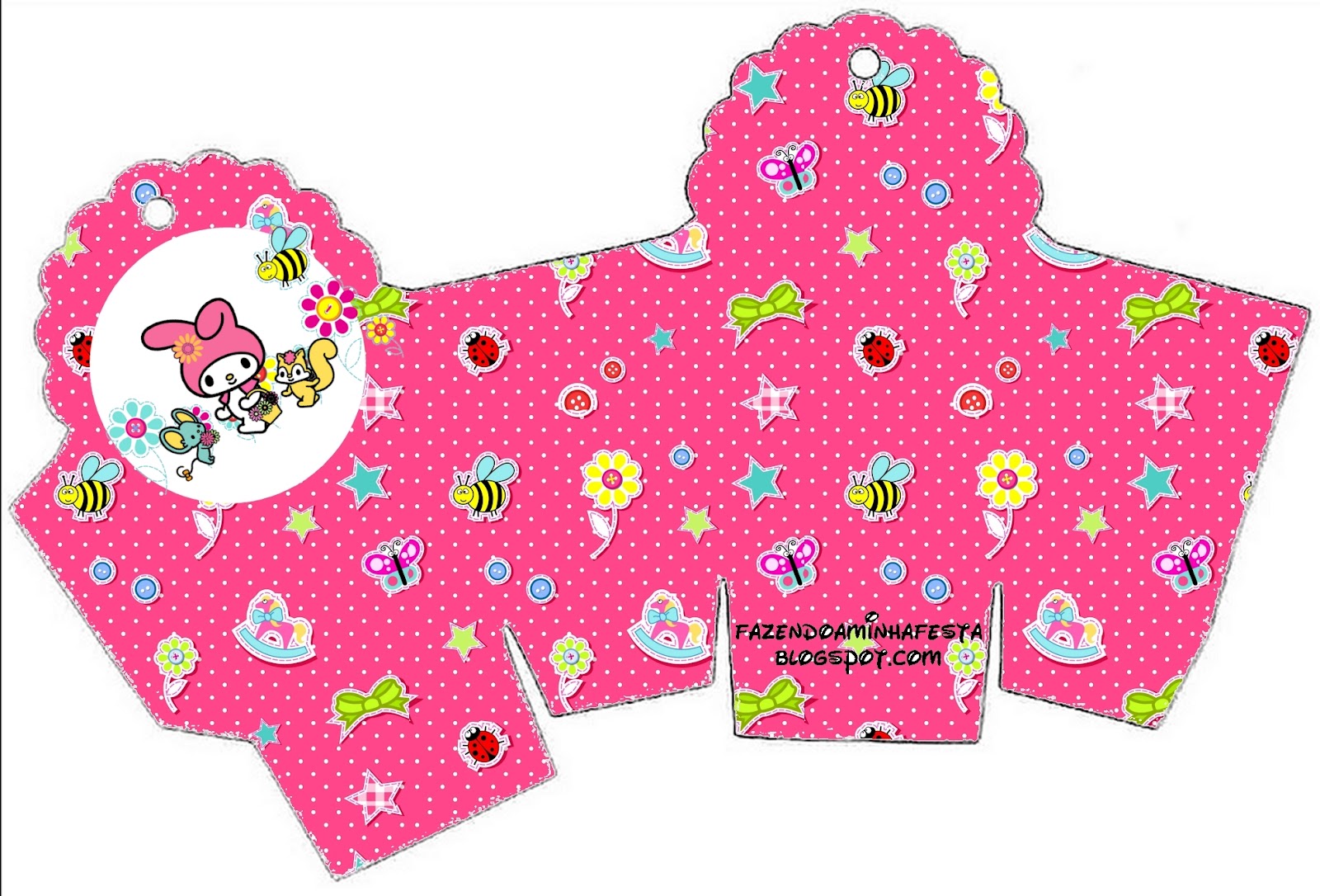 My Melody Birthday Party: Free Printable Boxes. - Oh My Fiesta! in english