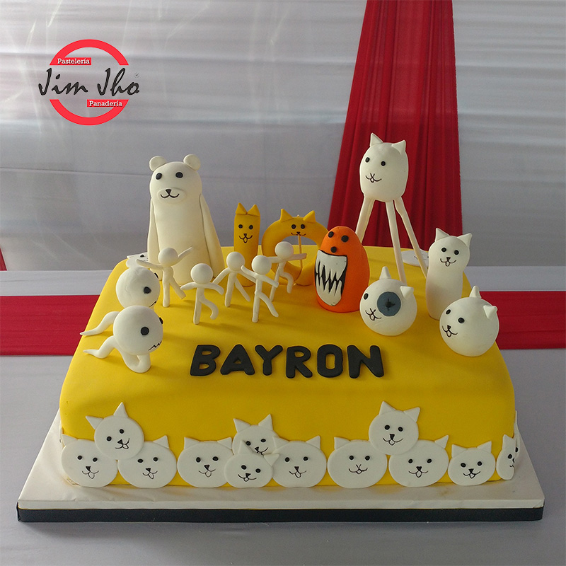 Torta Battle Cats | Pastelería JimJho