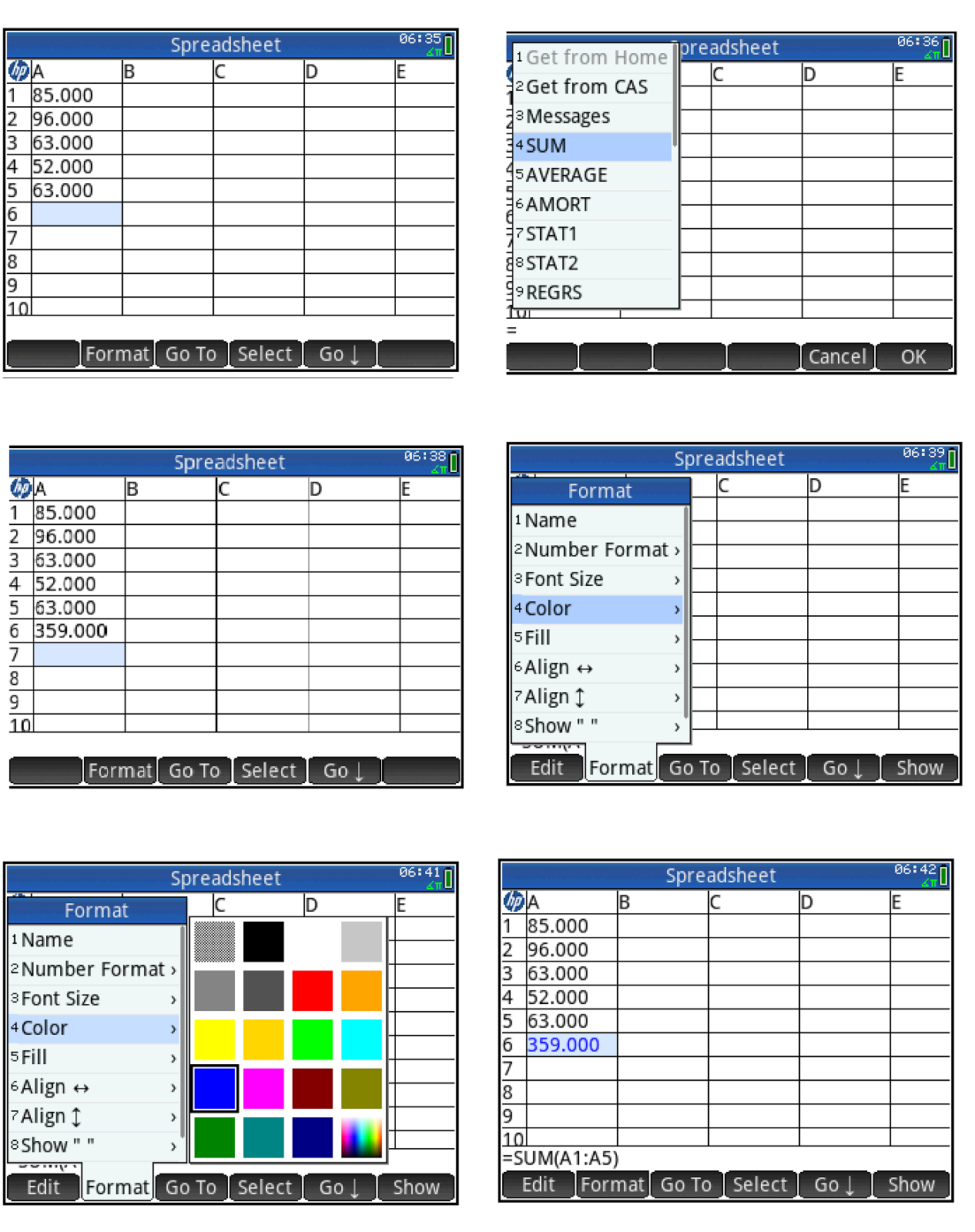 Eddie's Math and Calculator Blog: HP Prime Spreadsheet App Tutorial 1 ...