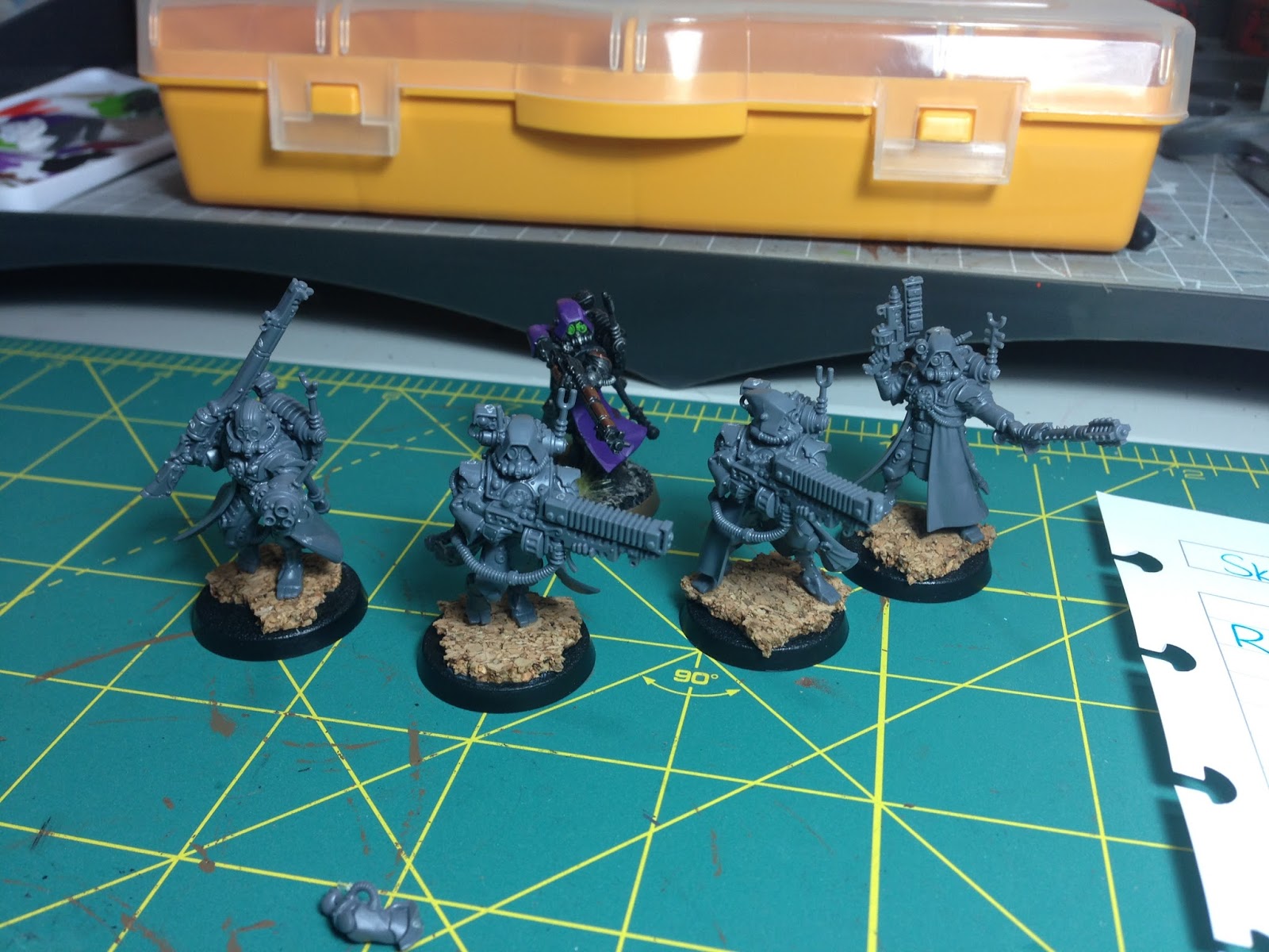 Kris Wall Minis: Bin Projects #9 and #10 - AdMech Skitarii Rangers ...