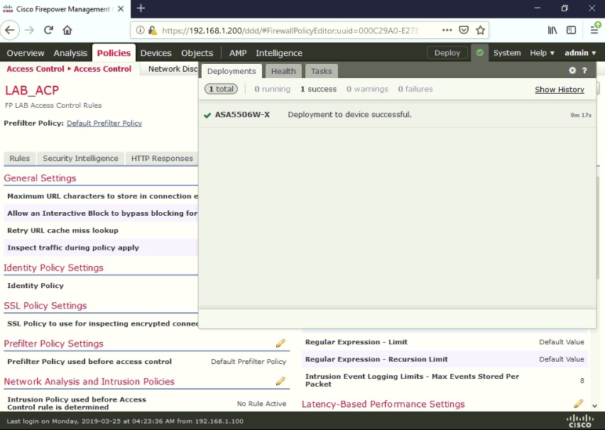 My Cybersecurity Journal: Configuring Cisco FMC Objects and Access ...